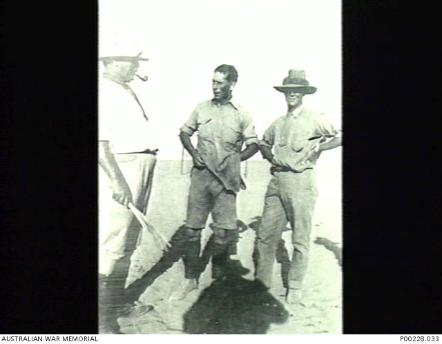 General Granville de Laune Ryrie with Lieutenants Hardy and Blair at ...