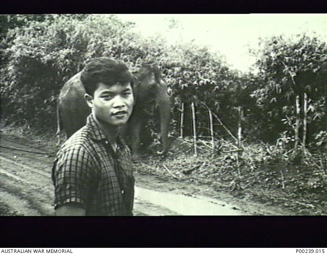 SOUTH VIETNAM. A MONTAGNARD (RHADE) TRIBE MEMBER OF 13668 CAPTAIN ...