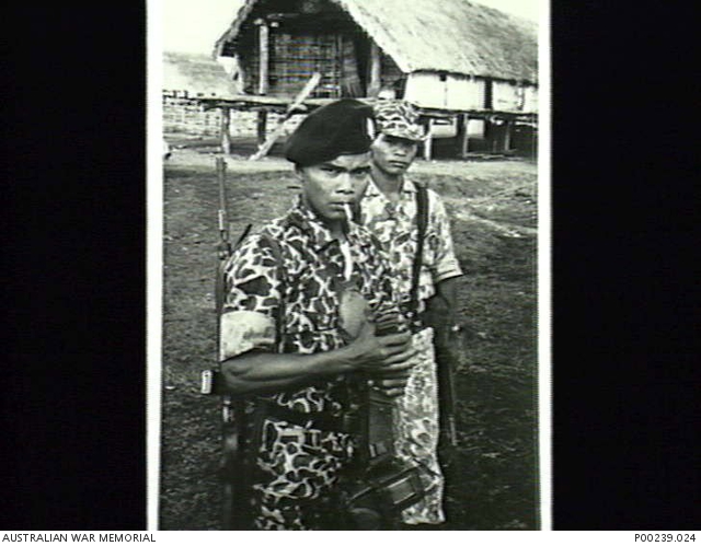 SOUTH VIETNAM. A MONTAGNARD (RHADE) TRIBE MEMBER OF 13668 CAPTAIN (CAPT ...