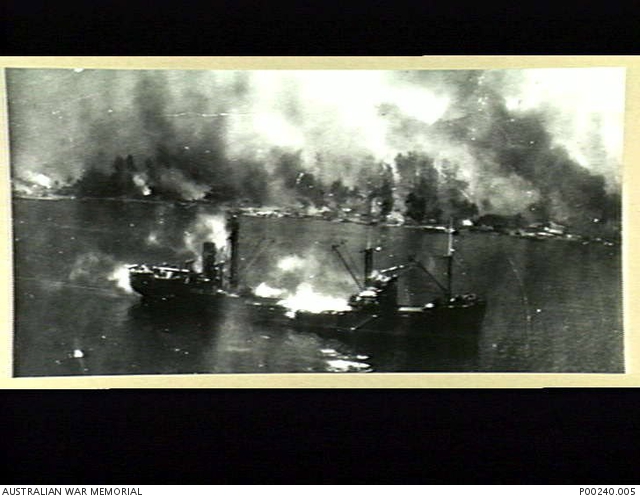 RABAUL, 1943-11-02. AIR STRIKE BY 75 B.25 MITCHELL BOMBERS AND 80 P38 ...