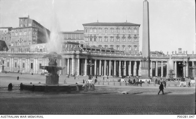 ROME, ITALY, LATE 1920-01. THE FIRST SINGLE ENGINED AEROPLANE FLIGHT ...