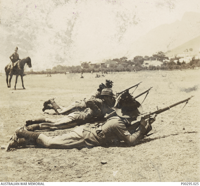 SOUTH AFRICA, C 1900. (PROBABLY CAPE TOWN) NEW SOUTH WALES MOUNTED ...