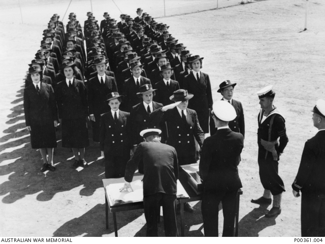 PAY PARADE, FOR WRANS AT HMAS HARMAN. ACT, C. 1941 | Australian War ...