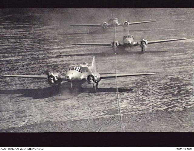 LAVERTON, VIC. 1937-07-27. AVRO ANSON AIRCRAFT OF NO 1 FLYING TRAINING ...