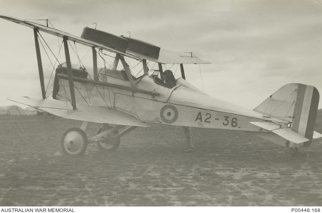 POINT COOK, VIC. 1921. SE5A AIRCRAFT A2-36 OF NO 1 FLYING TRAINING ...