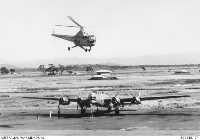 TOWNSVILLE, QLD. 1952-07-22. SIKORSKY S-51 HELICOPTER A80-636 ...