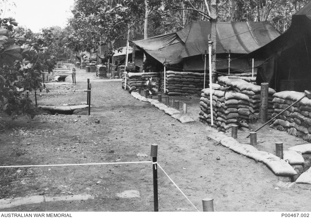 NUI DAT, SOUTH VIETNAM, 1967. TENTS OF D COMPANY, 6TH BATTALION, THE ...