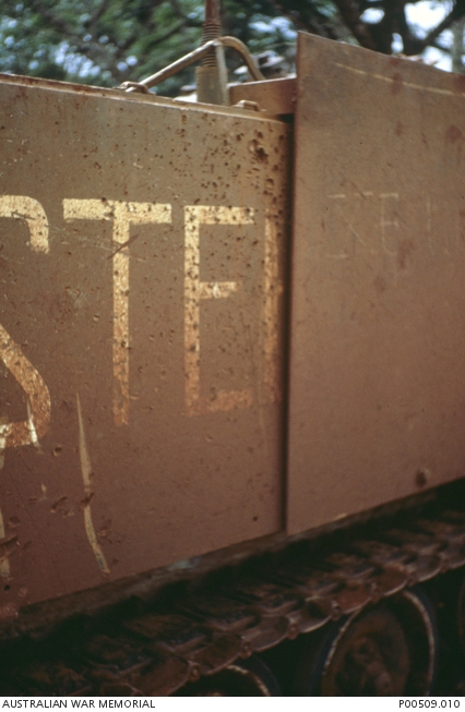 AN M113 ARMOURED PERSONNEL CARRIER USED TO CLEAR KNOWN AND SUSPECTED ...
