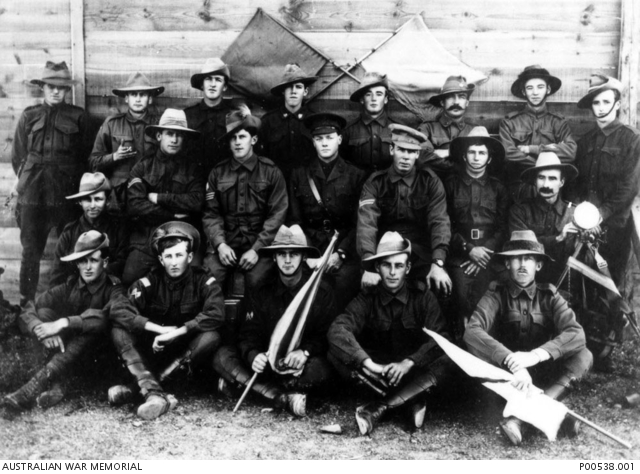 PALESTINE, 1ST ANZAC DIVISION SIGNAL UNIT, FORMED BY LIEUTENANT J.H ...
