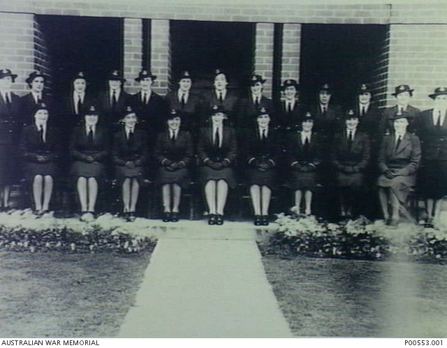 LAVERTON, VIC. C.1941. NURSING STAFF OF NO. 1 HOSPITAL, RAAF. SEATED ...