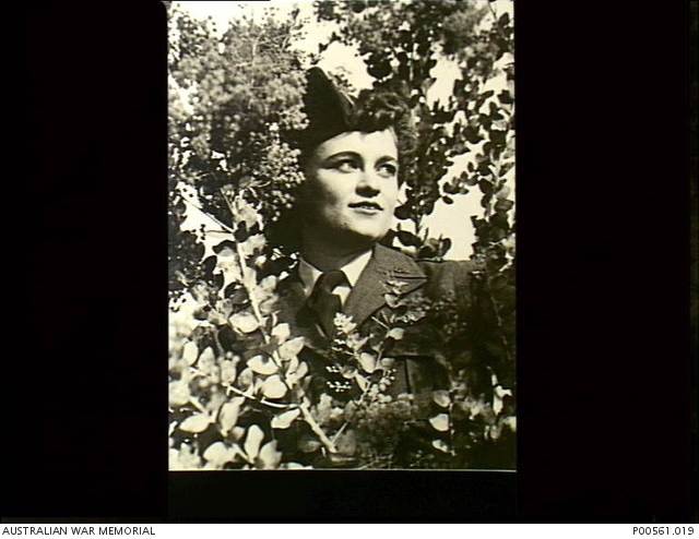 North Sydney, NSW. C. 1943. Portrait of American air evacuation nurse ...