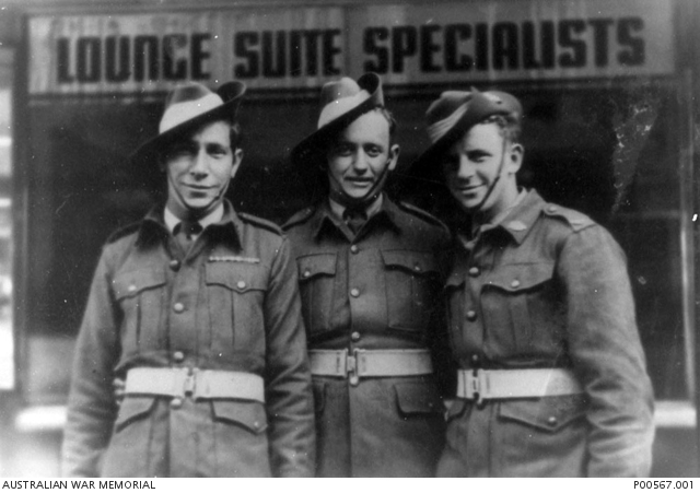 KOREA, 1950. L TO R: PRIVATE S. LATIMER, JOHN HEARN AND RALPH THOMSON ...