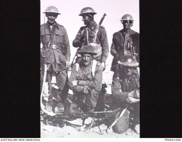 BARDIA, LIBYA, 1941-01. GROUP OF SOLDIERS FROM THE 2/7TH BATTALION AIF ...
