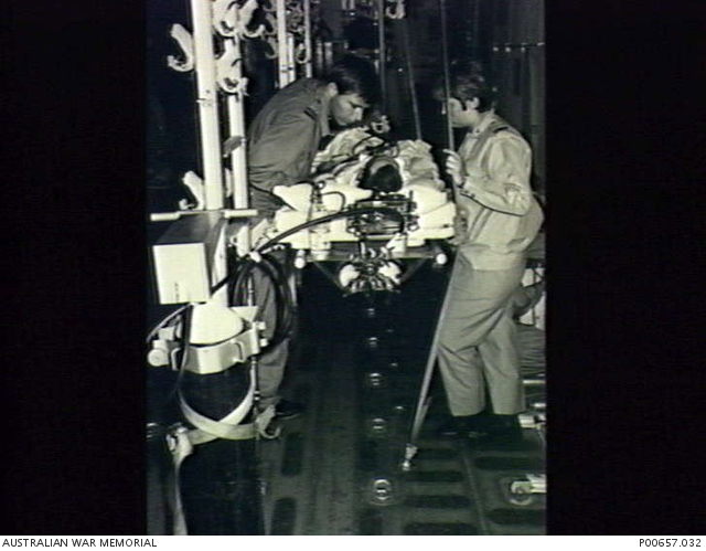 VUNG TAU, SOUTH VIETNAM, C. 1970. RAAF MEDICAL EVACUATION UNIT. A ...