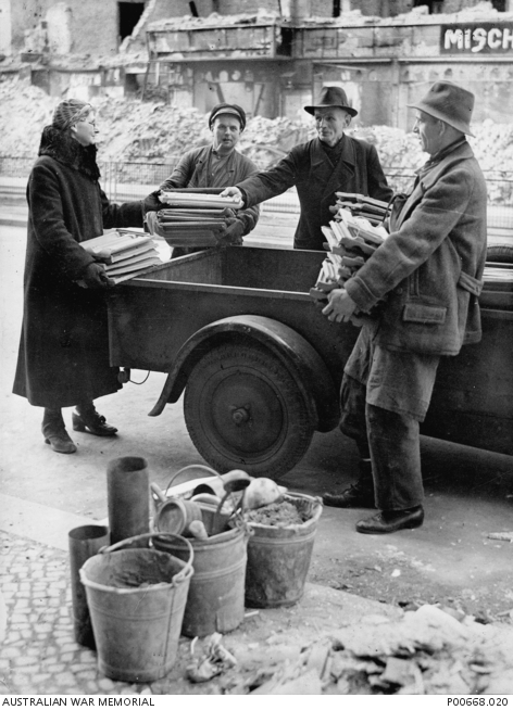 German propaganda photograph captured by the RAF. RAF Caption: "Berlin ...