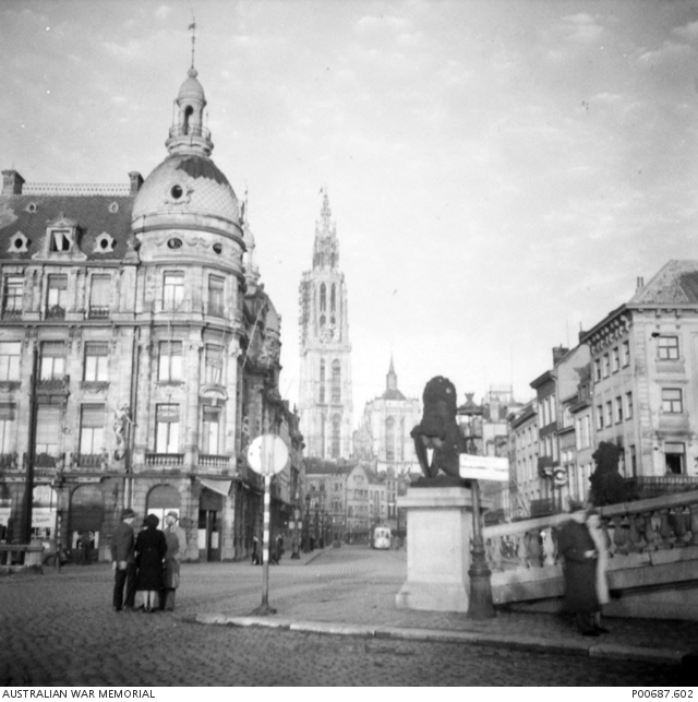 ANTWERP, BELGIUM, 1945-06. CITY BUILDINGS (141.3) (PHOTOGRAPHER: C ...