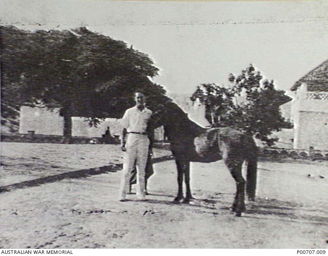 PORTUGUESE TIMOR. 1942. A MEMBER OF THE 2/2ND INDEPENDENT COMPANY WITH ...