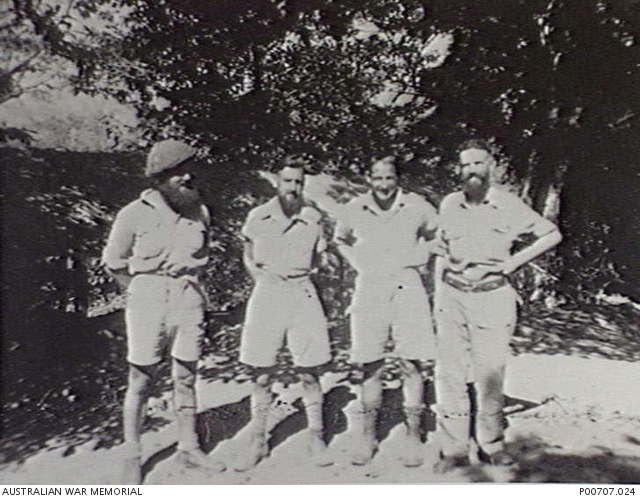 PORTUGUESE TIMOR. 1942. FOUR MEMBERS OF THE 2/2ND INDEPENDENT COMPANY ...
