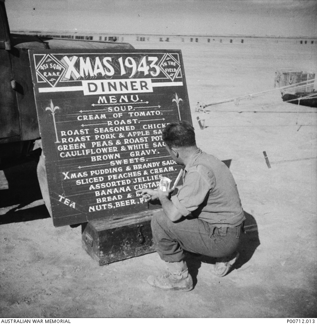 El Daba, Egypt, 1943-12-25. At an airfield on the Mediterranean coast ...