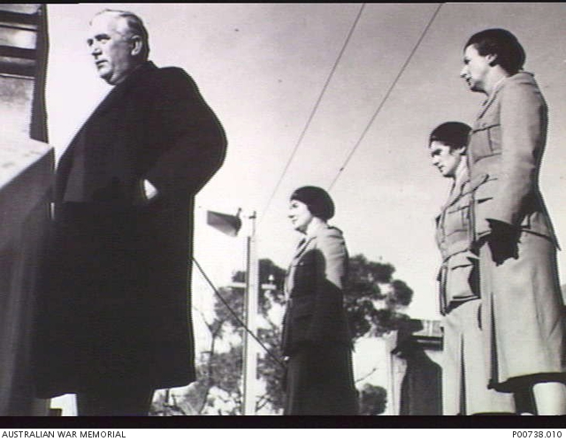 ADELAIDE, SA, 1941-08-09. VISIT OF THE PRIME MINISTER OF AUSTRALIA ...