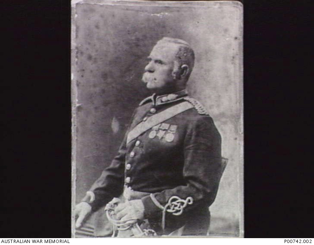 SYDNEY, NSW. C.1900. BATTERY SERGEANT-MAJOR T.H ROUSE, NSW PERMANENT ...