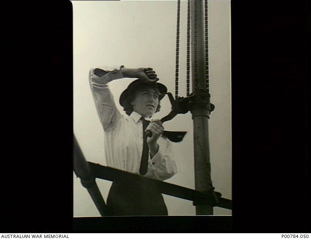 c. 1943. Mary Owen, Women's Royal Australian Naval Service (WRANS ...