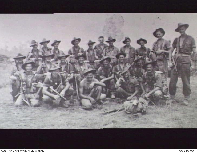 TARAKAN, 1945-06-25. PERSONNEL OF 10 PLATOON, B COMPANY, 2/23 ...