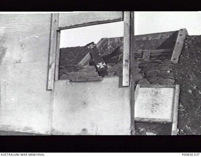 YATESBURY, ENGLAND. C. 1917. DEFLECTION TARGET RANGE COMPLETE WITH ...