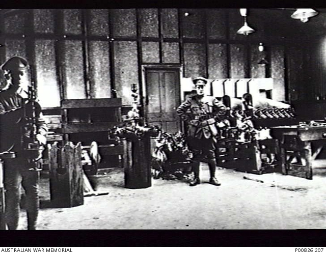 ENGLAND. C. 1917. A VIEW OF THE AIRCRAFT ENGINE REPAIR SHOP AT NO 3 ...