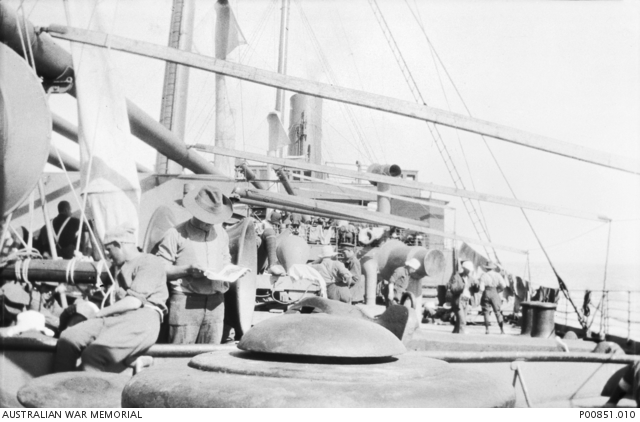 At sea. 1915-11-30. On board the White Star liner SS Ceramic ...