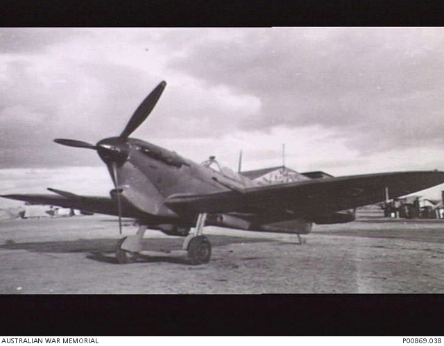 IDKU, EGYPT, 1943. A SUPERMARINE SPITFIRE AIRCRAFT OF 451 SQUADRON RAAF ...