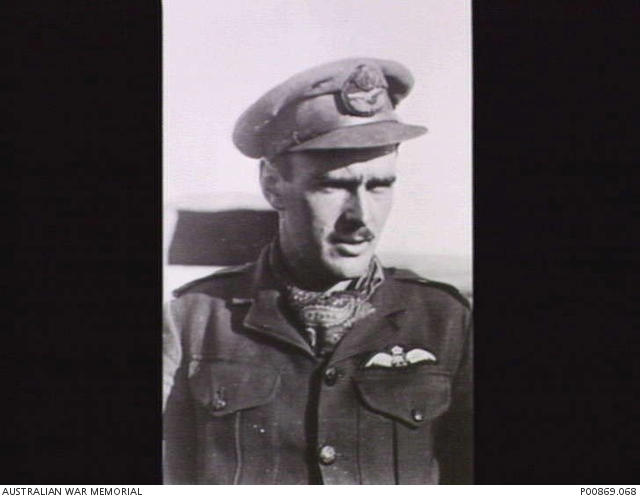 1943-1944. PORTRAIT OF FLYING OFFICER S.J. ARCHBOLD, RAAF PILOT SERVING ...