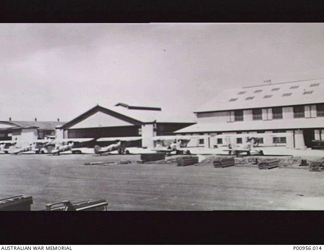 RAAF POINT COOK, VICTORIA, 1941. HANGARS AND AERODROME BUILDINGS ...