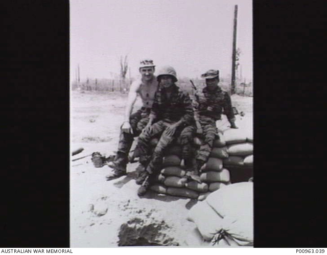 PLEIKU, SOUTH VIETNAM. 1968-12. CAPTAIN P. ROTHWELL, AN ADVISER WITH ...