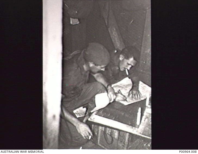 KOREA, 1953. 3/2913 CORPORAL RON KENNETH CASHMAN AND FRED GOODACRE OF ...