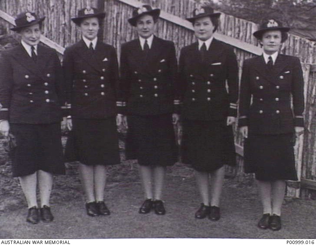WRANS officers at HMAS Cerberus at Flinders Naval Depot, Victoria ...