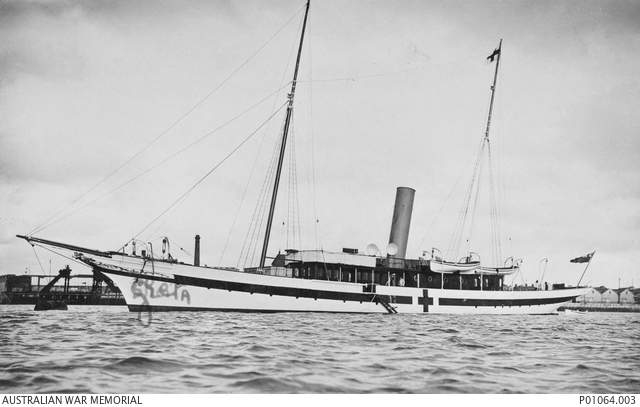 ST NAZAIRE, FRANCE, 1915. THE YACHT GRETA, OWNED BY LORD DUNRAVEN ...