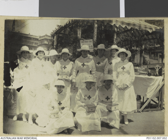 Images from an album relating to the Dearman family, VADs Dorothy ...