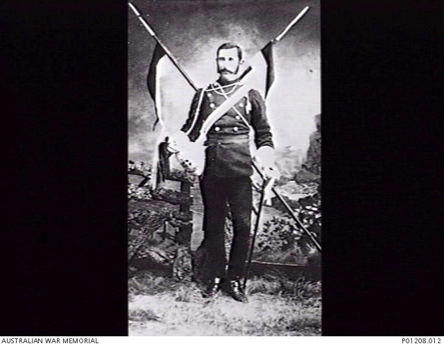 STUDIO PORTRAIT OF A TROOPER FROM `A' (SYDNEY) SQUADRON, ROYAL NEW ...