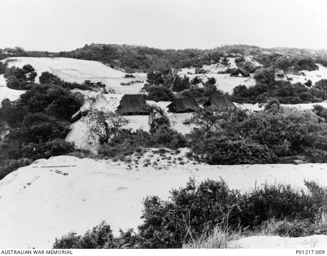 An area at 'Back Beach' designated for the 1st Australian Task Force ...