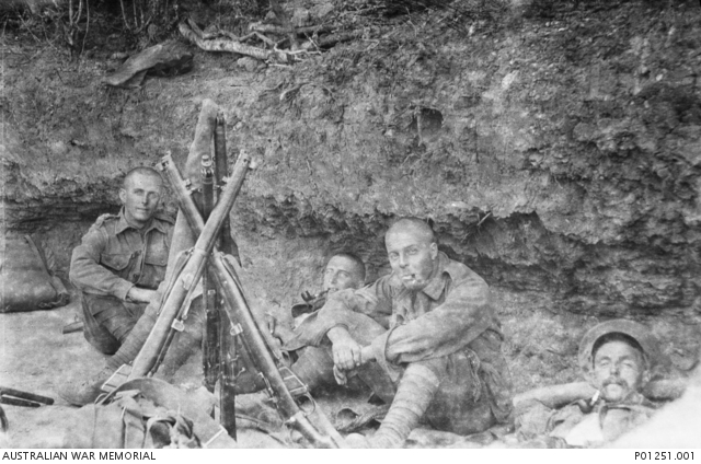 Sergeant Eric Richardson, 2031 Private Edward Stanley Whitehead ...