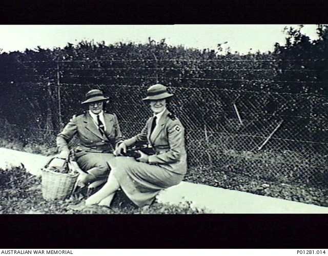 GAZA, PALESTINE, 1941. AUSTRALIAN ARMY NURSING SERVICE (AANS) STAFF ...