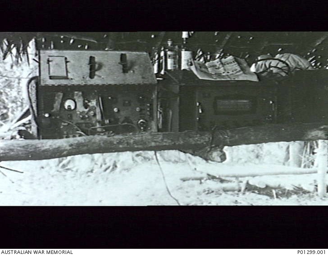 NEW GUINEA, C. 1942-04. A 3A WIRELESS SET USED BY THE NEW GUINEA ...
