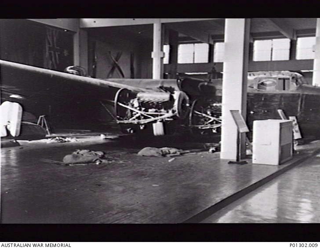 CANBERRA, ACT. 1955. AVRO LANCASTER BOMBER AIRCRAFT (W4783) `G' FOR ...