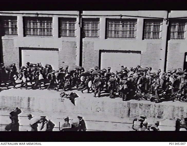 PIRAEUS, GREECE. 1941-03-08. TROOPS OF THE 3RD AUSTRALIAN CASUALTY ...