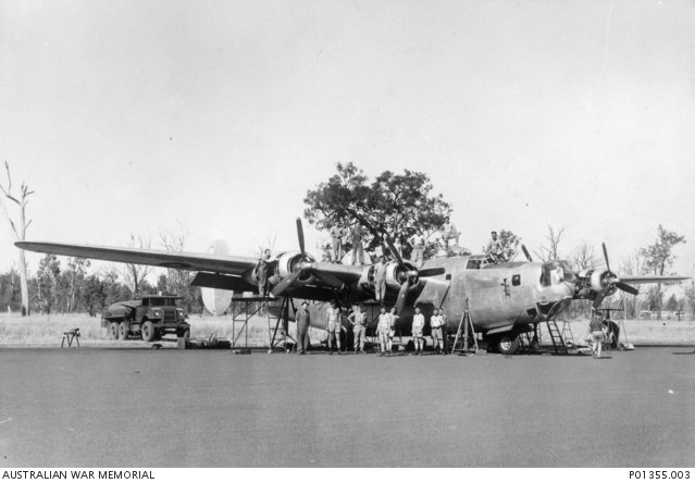 CECIL PLAINS, QLD, 1945-07. STARBOARD VIEW OF A NO. 102 SQUADRON, RAAF ...
