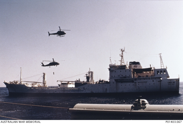Helicopters of HMAS Adelaide, 1990 | Australian War Memorial