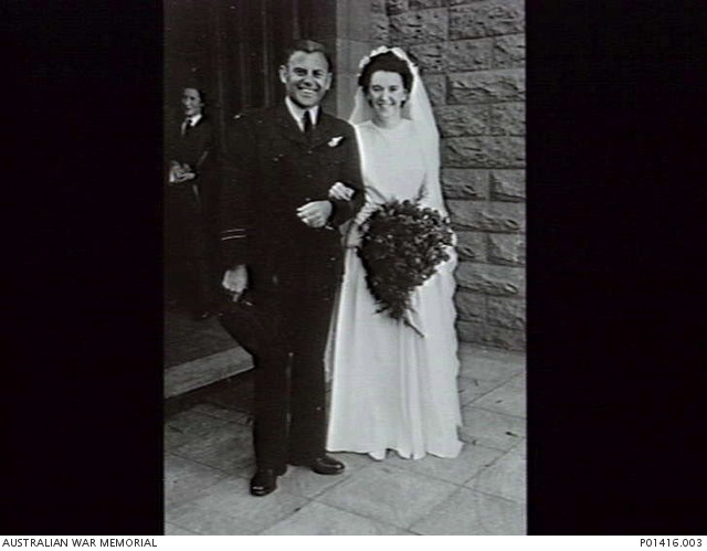 CAIRO, EGYPT. 1945-04-14. FLIGHT LIEUTENANT GEOFF BARTHOLOMEW, RAAF ...
