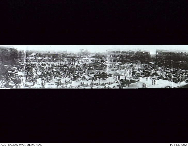 SELARANG BARRACKS, SINGAPORE. 1942-09. A PANORAMA TAKEN FROM THE TOP OF ...