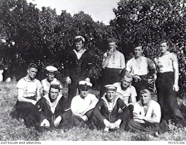DERBY, WA. 1923. CREW OF THE SURVEY VESSEL HMAS GERANIUM. (PHOTOGRAPHER ...